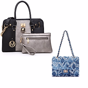 MKP Women Fashion Handbag and Denim Purse