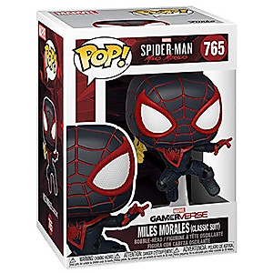 Marvel: Spider-Man Gamerverse - Classic Miles Morales Funko Pop! Vinyl Figure (Bundled with Compatible Box Protector Case), Multicolor, 3.75