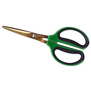 NameBrand Stainless Steel Bonsai Scissor Titanium, 60 mm