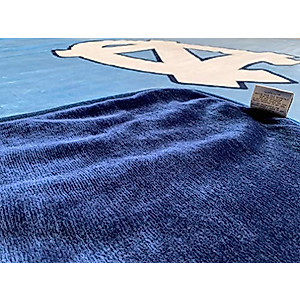 Dormitory 101 UNC Chapel Hill Tar Heels Premium Quality Plush Fleece Blanket - X Large 60"X80". Fits Queen or Twin XL Bedding. Great Gifts