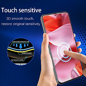 MAYtobe [2 Pack Designed for Samsung Galaxy S23 5G Screen Protector Tempered Glass, Supports Ultrasonic Fingerprint Scanner, Bubble Free, Case Friendly, Easy to Install