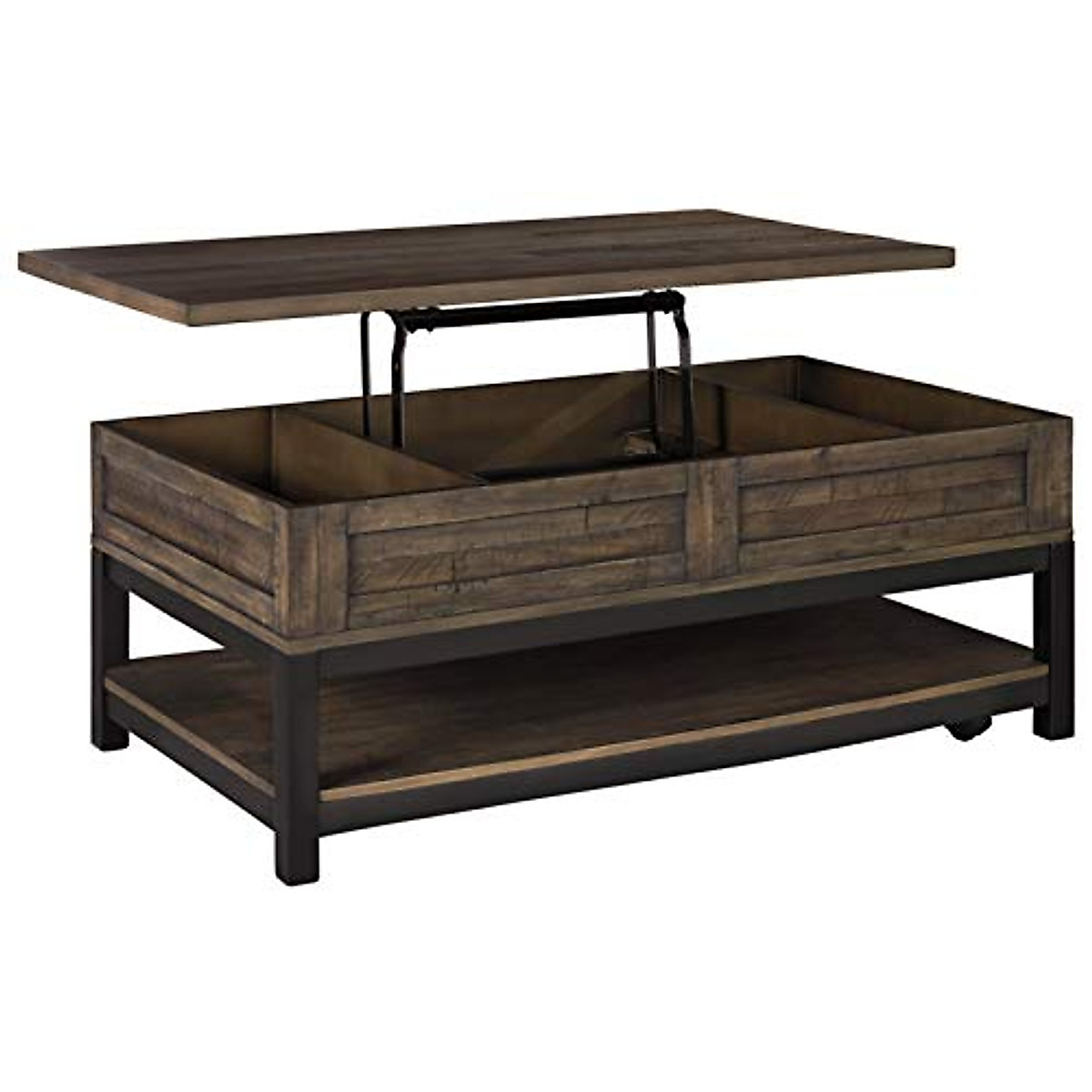 Signature Design by Ashley Johurst Rect Lift Top Cocktail Table, Brown