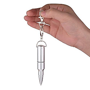 RAOYI 64G USB Flash Drive USB 2.0 Metal Memory Stick Pen Drive Thumb Drive Zip Drive with Key Chain (Silver)