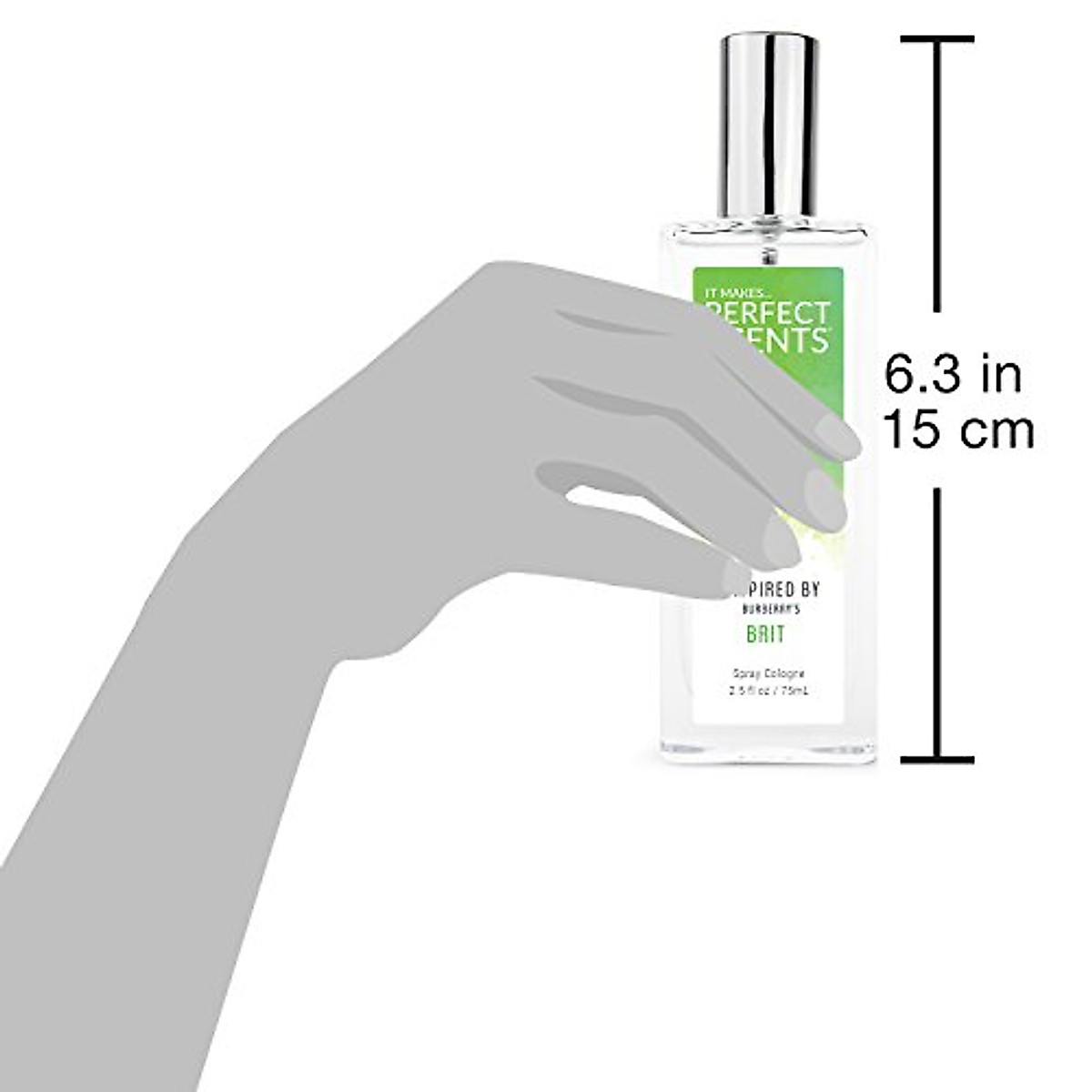 Perfect Scents Fragrances, Inspired by Burberry Brit, Women’s Eau de Toilette, Vegan, Paraben Free, Never Tested on Animals, 2.5 Fluid Ounces