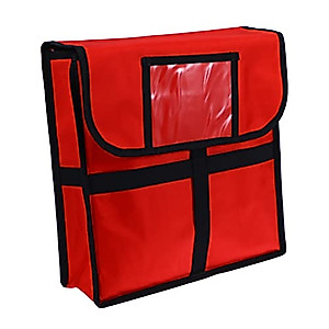 Zerodeko 3pcs Car Food Backpack Organizer Pouch Car Organizer Bag Insulated Tote Bags Bento Storage Bag Thermal Delivery Bag Pizza Carrier Food Delivery Bag Hot and Cold Insulated Bag Red