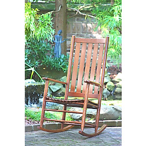 Dixie Seating Asheville Wood Rocking Chair No. 907SRTA Antique White