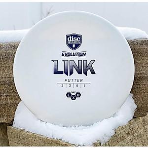 Discmania Evolution Exo Hard Link Disc Golf Putter - Stable Disc Golf Putter and Approach Disc - 173-176 Grams (Colors May Vary)