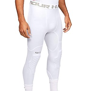 Under Armour Gameday Armour 2Pad 3/4 Tight Bball-WHT,XL