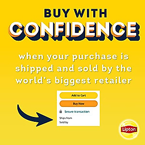 Lipton Black Tea Bag, 100 Count (Pack of 6)