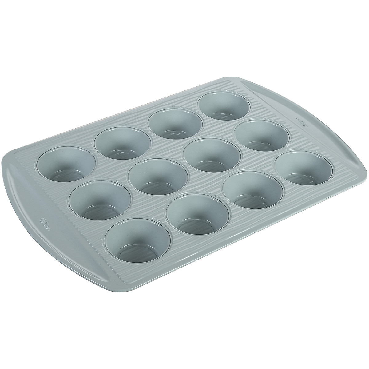Wilton Texturra Performance Non-Stick Muffin Pan-Blue 12 Cavity