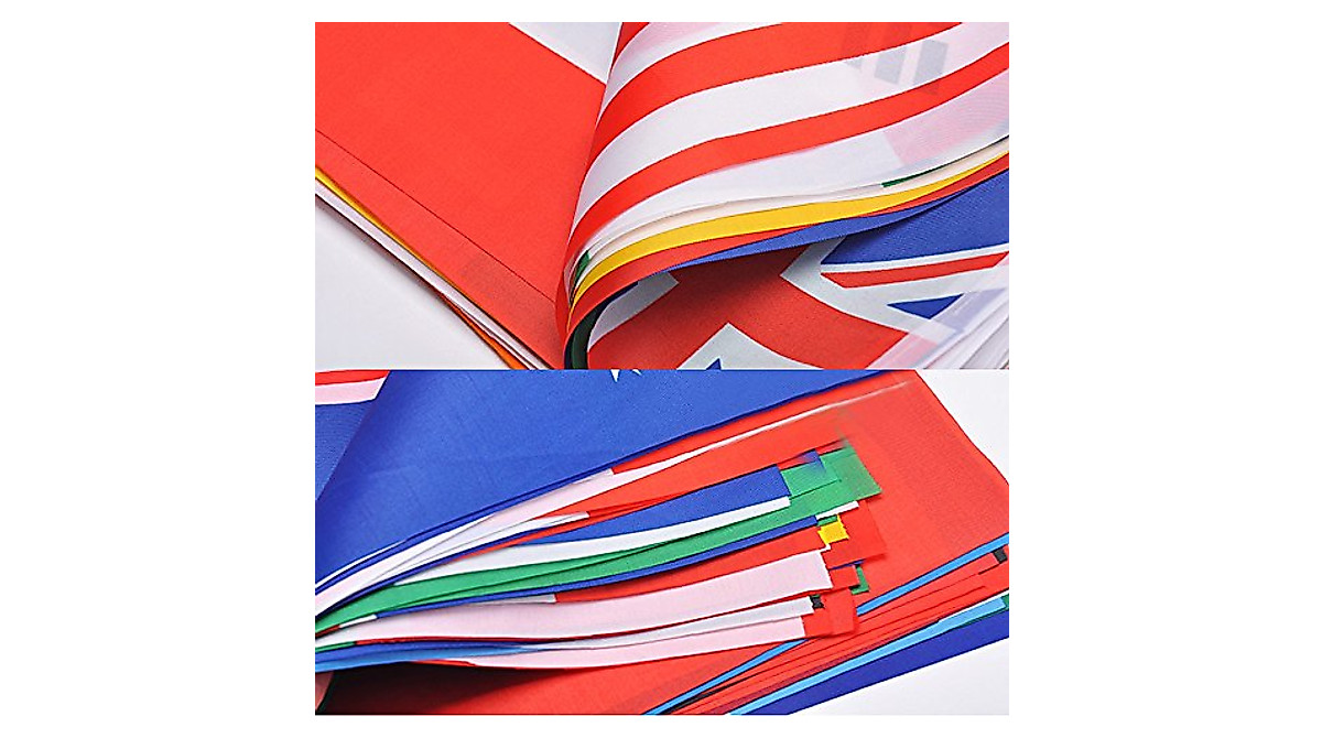 International Flags Banner - 200 Country Flags for Events & Celebrations