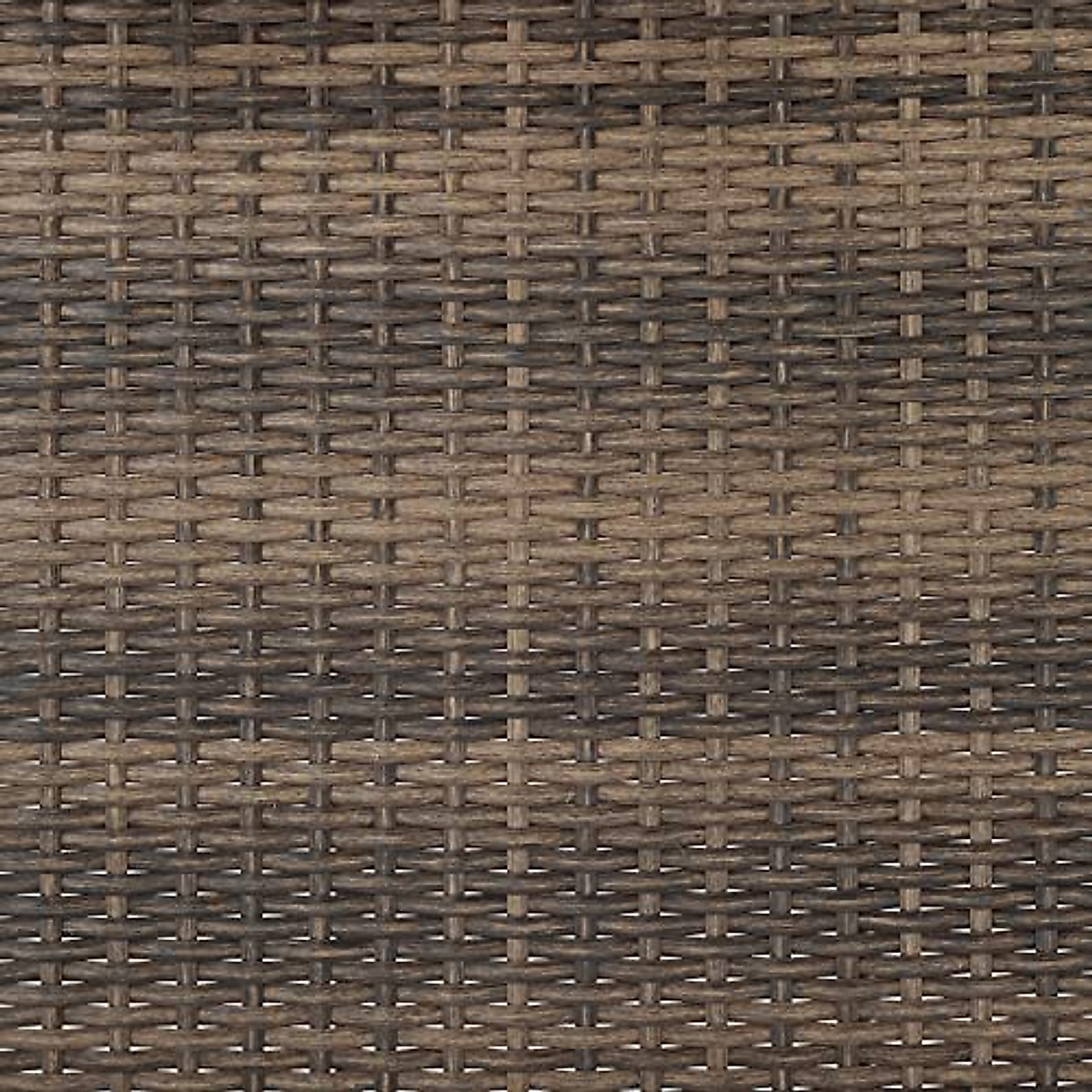 Crosley Furniture KO70350MB-TE Dahlia Outdoor Metal and Wicker 2-Piece Sofa Set (Sofa, Coffee Table), Matte Black with Taupe Cushions