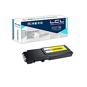 LCL Compatible Toner Cartridge Replacement for Dell 3840 S3840 S3840CDN 3845 S3845CDN 593-BCBD XMHGR High Yield (1-Pack Yellow)