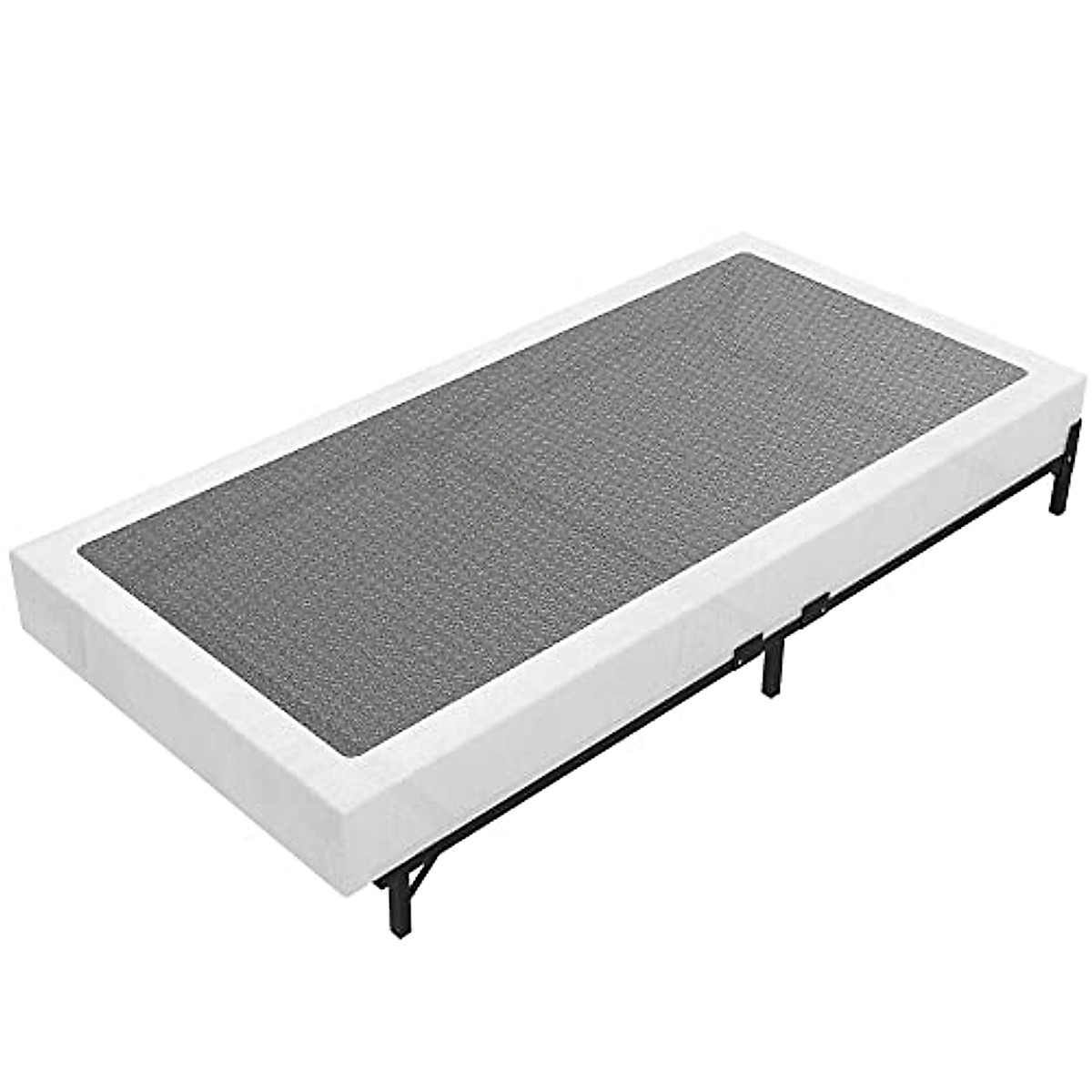 ctbsme Queen Bed Frame,Sturdy Platform Bed Frame Queen Size（60 * 79.5 * 7）,9-Legs Supprt Base for Box Spring and Metal Mattress Set 4000lbs Easy Assembly Tool-Free,Black