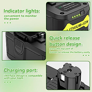 MAFACBAC P189 18V Battery Replacement: for Ryobi 6.0 AH Lithium-ion 18 Volt One Plus P108 P102 P103 P104 P105 P107 Drill Tools-PBP005 Cordless Power Lithium Battery