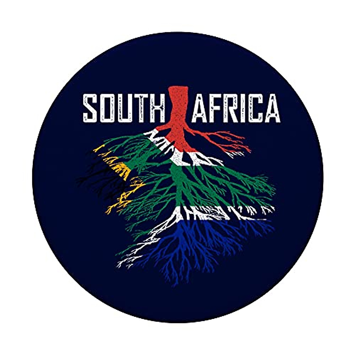 South Africa Roots South African Flag PopSockets PopGrip: Swappable Grip for Phones & Tablets