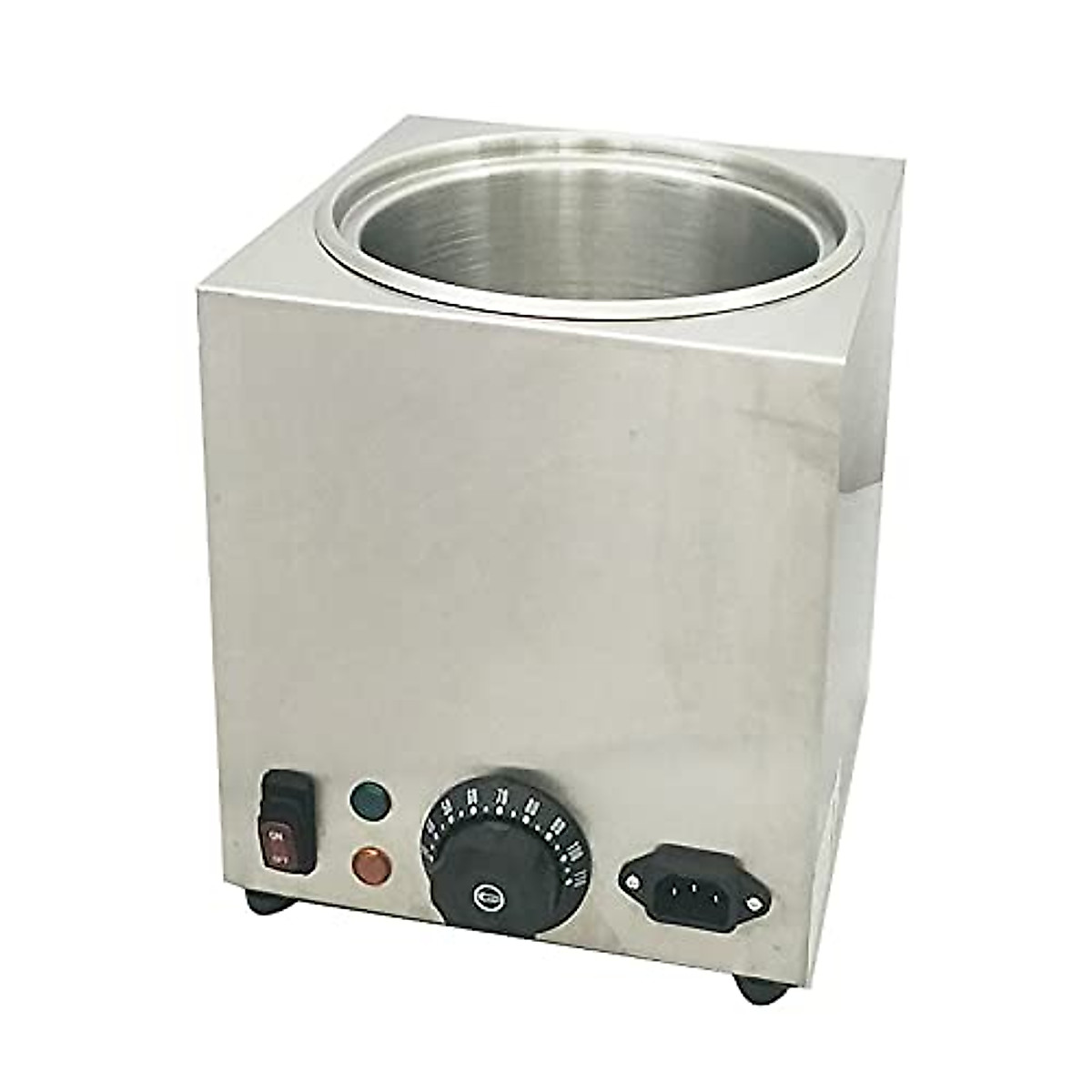 oiakus Commercial Hot Fudge Warmer, Nacho Cheese Sauce Warmer Pump Dispenser, Cheese Warmer Stainless Steel for Restaurants, Snack Stations, Cupcake Store