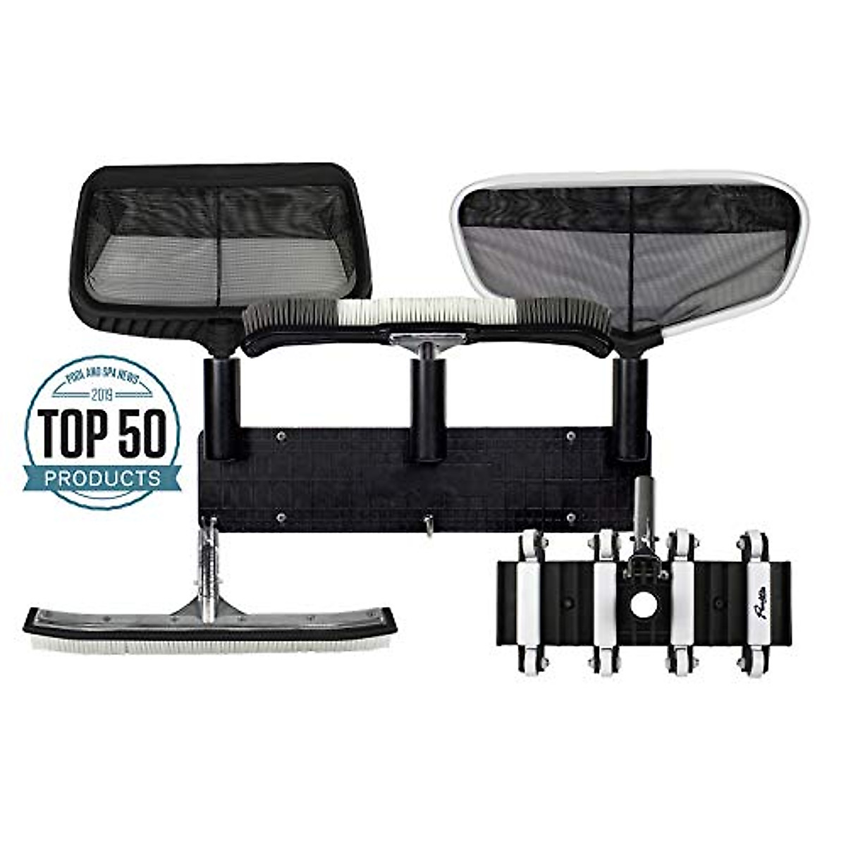 Poolmaster Swimming Pool Maintenance Tool Organizer, Black