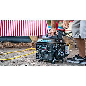 Pulsar G1200SG 1,200W Carrying Handle Gas-Powered Portable Generator, 1200w, Black/Gray