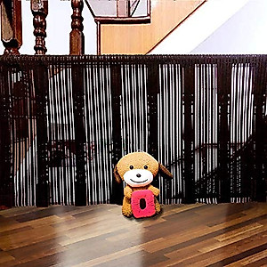 MAYbabe Netting- Banister Guard for Child, Safety Net, Rail Balcony Banister, Stair Net.Patios or Balcony Use.Safety for Indoor&Outdoor(10ft-Black-First Generation)