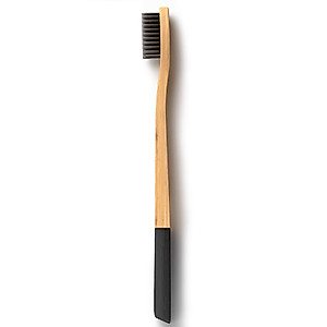 MY MAGIC MUD - Earth-Friendly Bamboo Toothbrush, Activated Charcoal Infused, Sustainably Produced, Soft Bristles, 1 Pack