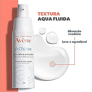 Avene A-Oxitive Antioxidant Defense Serum, Vitamin C & E, Hyaluronic Acid, Free Radical Protection, 1 Oz