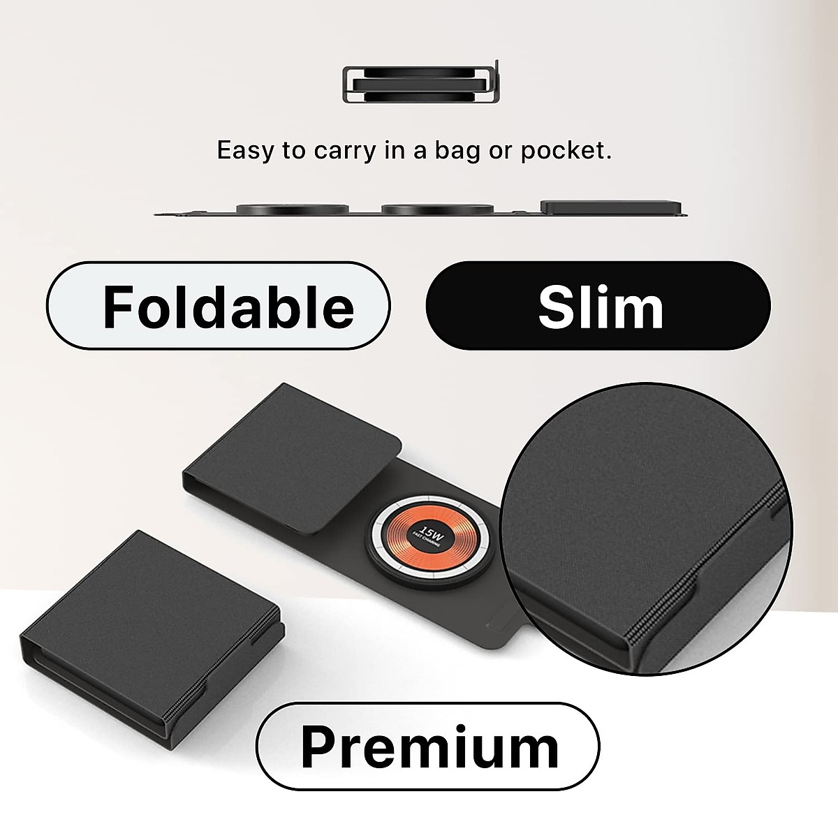 Dual 15W 3 in 1 Charging Station | iPhone Watch Airpods Charging Station | | Charging Station for iPhone 11 and Later iWatch, Airpods & Qi Phones