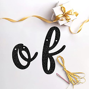 Halawawa Black Glitter So Proud of You Banner, Graduation Party Decorations, 2023 Graduation Party Decor Banner, We are So Proud of You Bunting Banner