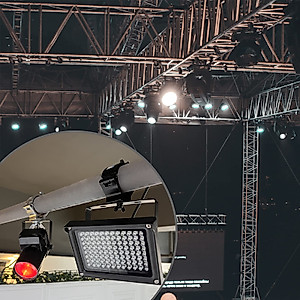 6 Pack O-Clamp Stage Lights Truss Clamp, 2" Aluminum Light Clamps, LED PAR DJ Spots Lights Moving Head Beam Spot Clamps, Fit for 48-51mm (1.88-2") OD Tube/Pipe, Heavy Duty 220lbs, TUV Certificated