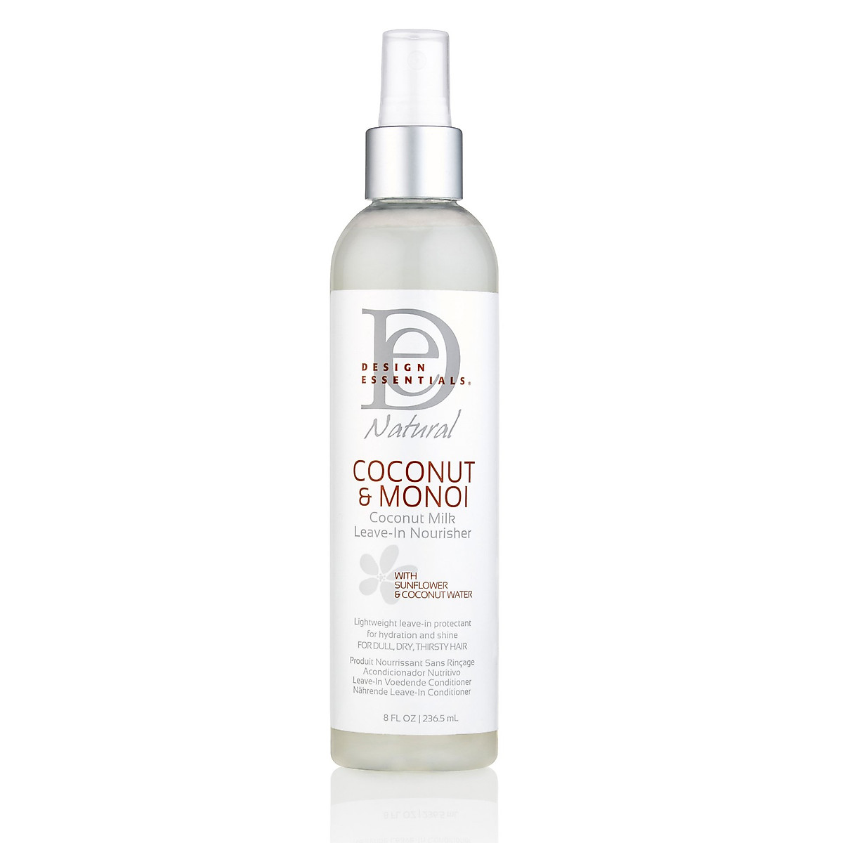 Design Essential Natural Coconut & Monoi Nourishing Leave-in Conditioner - 8 Oz