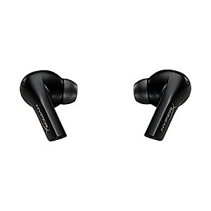 HyperX Cloud Mix Buds - True Wireless Earbuds, Low Latency 2.4GHz Gaming Mode, Bluetooth Compatible, Long-Lasting Battery, 12mm Drivers, 3 Silicone Ear Tip Sizes, DTS Headphone:X