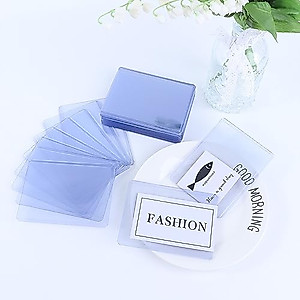 Vctitil 25 pcs Top Loader Collectible Card Baseball Card Holder Gaming Trading Card Card Holder Card