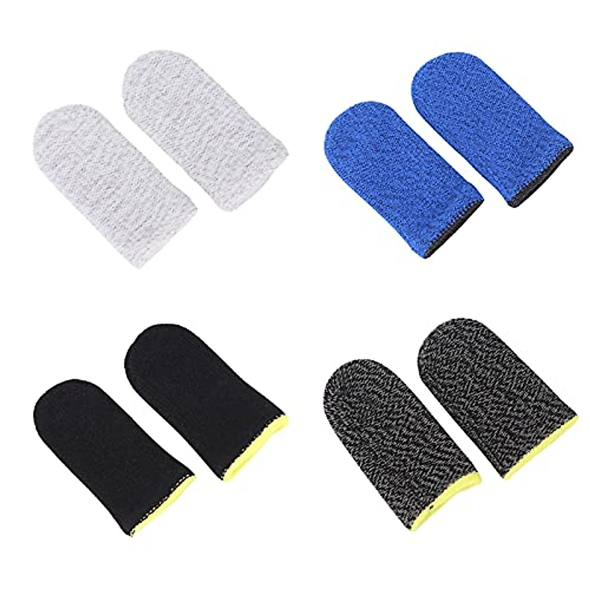 LJLSY Gaming Finger cots Finger Cover Game Controller 2pcs/1pair Sweat Proof Sensitive Non-Scratch Touch Screen Gaming Finger Thumb Sleeve Glove Can be Used Anytime Anywhere (Color : C)