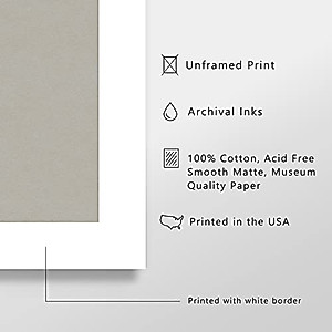 Japanese Lilly Pads Art Print for Wall Decor - Premium Giclee for Home Decor - Aesthetic Modern Wall Art Poster Painting Style Wall Artwork Decoration for Living Room, Ready to Frame