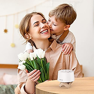 AIRSEE Sound Machine White Noise Machine with Baby Night Light Built-in 31 Soothing Sounds with Timer & Memory Features for Better Sleep, Portable Noise Machine for Baby, Adults…