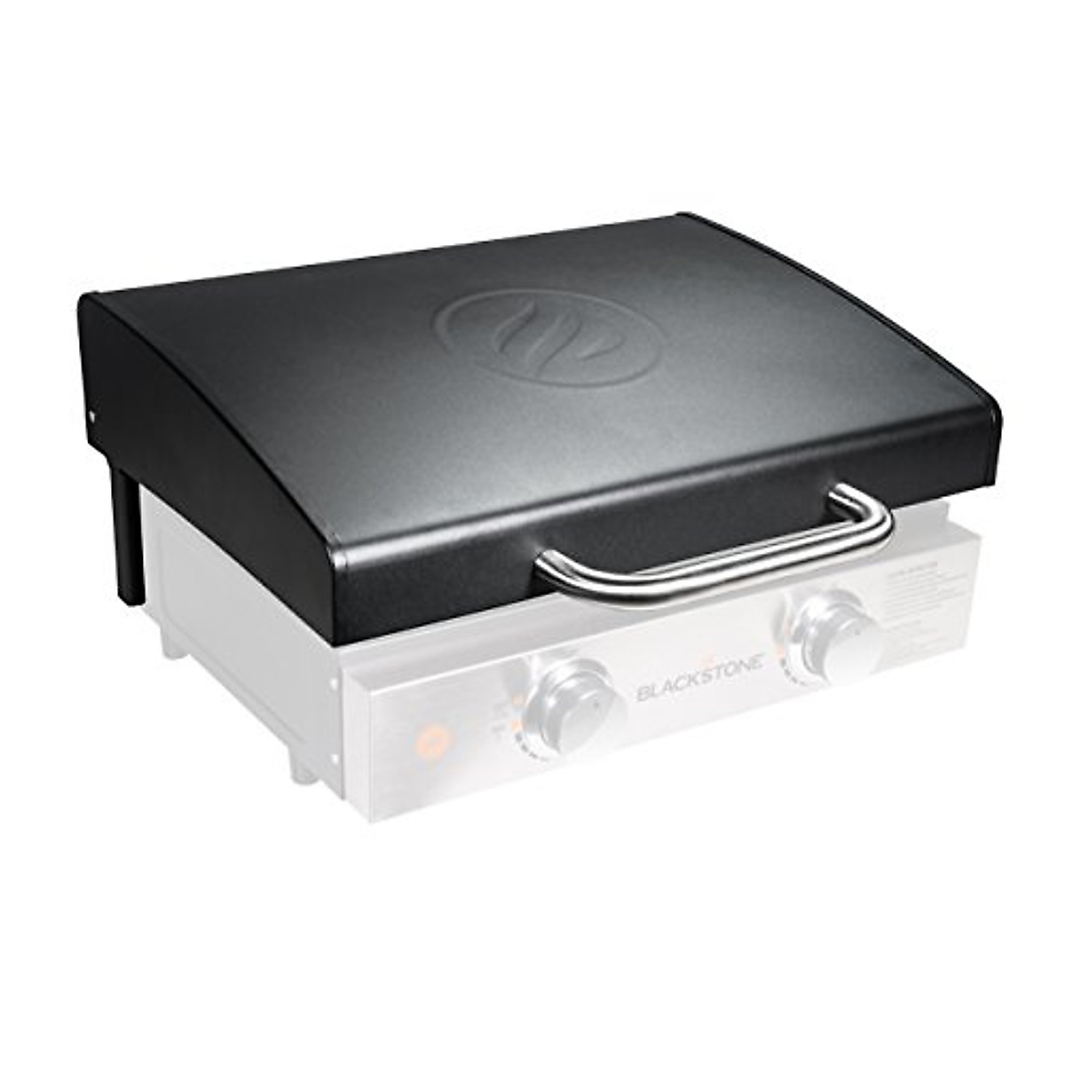 Blackstone Table Top Griddle Hood,22''Hard Cover Hood Fits Front and Rear Grease Model,5011 Black,22 inch & Propane Adapter Hose & Regulator for 20 lb Tank, Extends Up to 3 Feet - 5471