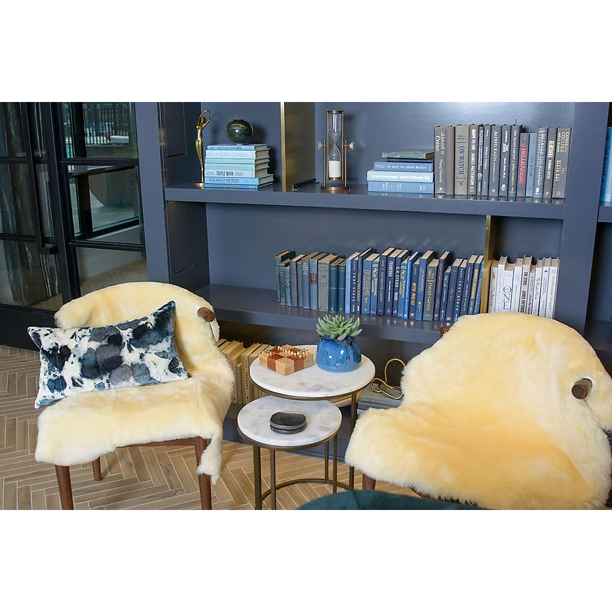 Sheepskin Ranch Double Mattress Cover, 72 in x 24 in, Natural Wool, Machine Washable