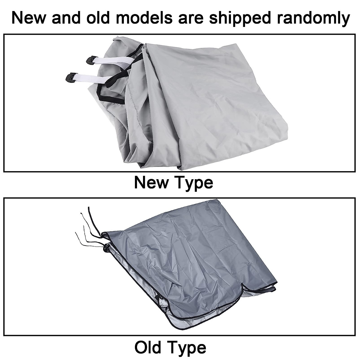 Duokon Patio Outdoor Swing Covers, 3 Triple Seater Hammock Cover Waterproof Windproof Protector for Patio Furniture(Gray)