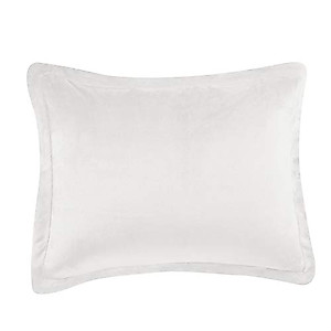 Amazon Basics Ultra-Soft Micromink Sherpa Comforter 3-Piece Bedding Set, Full/Queen, Cream, Solid