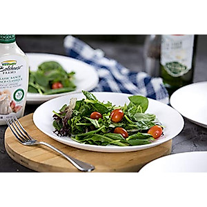 Coza Design- Durable Plastic Plate Set- BPA Free- Set of 6 (White)