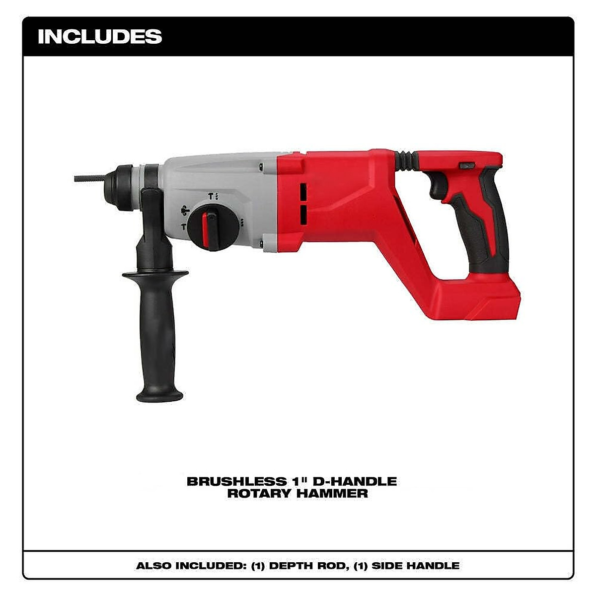 Fits Milwaukee 2613-20 M18 18V Brushless Plus D-Handle Rotary Hammer - Bare Tool