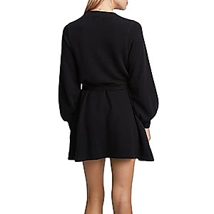 Bandier SJ-SJB10004-Sincerely Jules x The Dahlia Sweatshirt Dress-Black-S