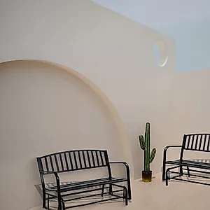 Four Seasons Courtyard Outdoor Patio Bench Glider Backyard Garden, Front Porch, or Walking Path Furniture Seat with Powder Coated Steel Frame, Black