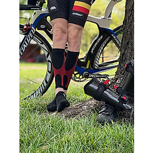 Calf Sleeve - X-Fit Compression Sleeve for Calf Strains, Shin Splints and Varicose Veins, Aids in Injury Recovery & Prevention, Men & Women, Includes 1 Sleeve (Large)