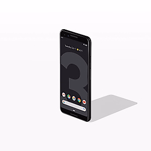 Google - Pixel 3 with 64GB Memory Cell Phone (Unlocked) - Just Black