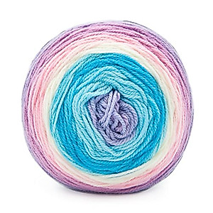 Lion Brand Yarn Mandala Yarn, Multicolor Yarn for Crocheting and Knitting, Craft Yarn, Liger, 1770 Foot (Pack of 1)