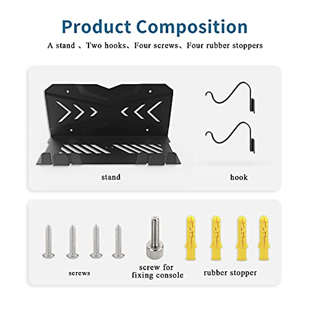 UPOK Wall Mount for PS5 - Accessories Playstation 5 Digital/Disc ...