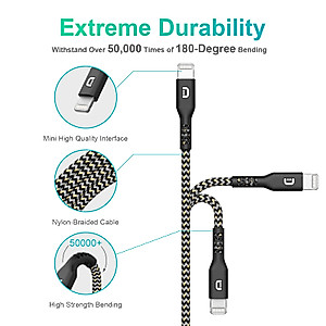 Zendure Portable Charger 10000mAh Power Bank 20W PD USB C Battery Pack QC 3.0 Cargador Portatil External Battery for iPhone, Tablet, Samsung, Switch and More-ZDC2LK3-BK