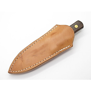 USA Custom Leather Fixed 3 Inch Blade Dagger Knife Boot Belt Clip Sheath Hunting Camping Fishing