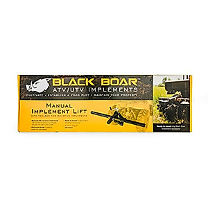 Camco Black Boar ATV/UTV Manual Implement Lift, 50 Inches (66013)